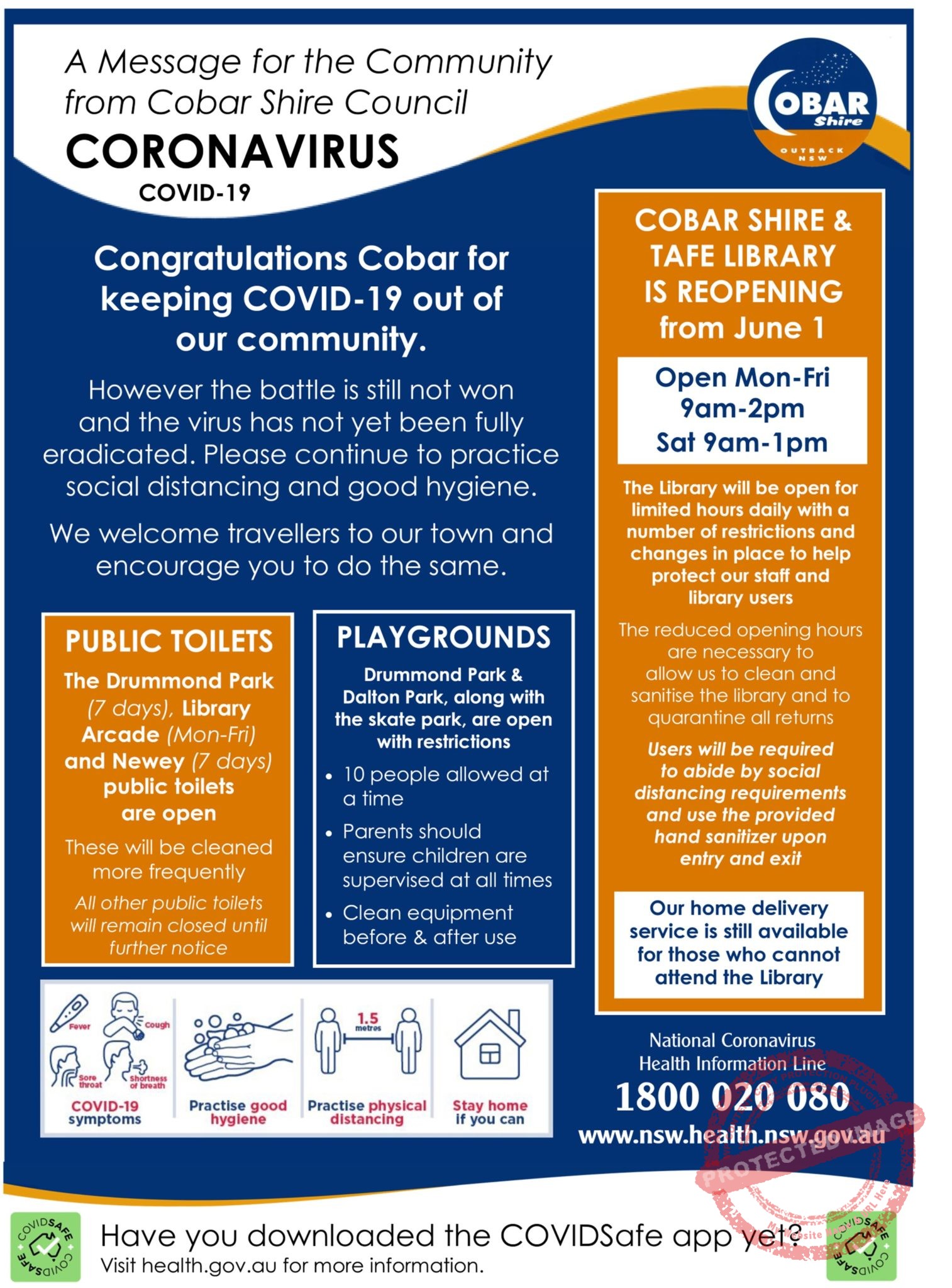 A Message From Cobar Shire Council – The Cobar Weekly