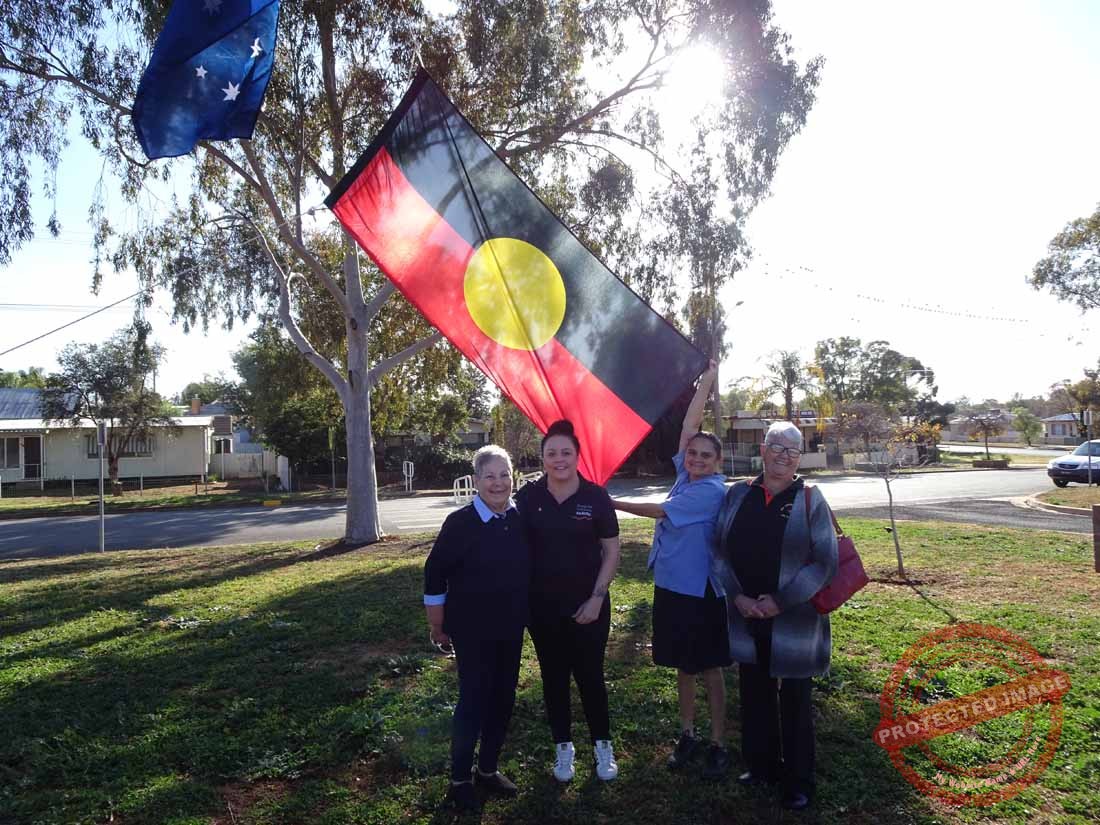 Aboriginal flag raised at LBV – The Cobar Weekly