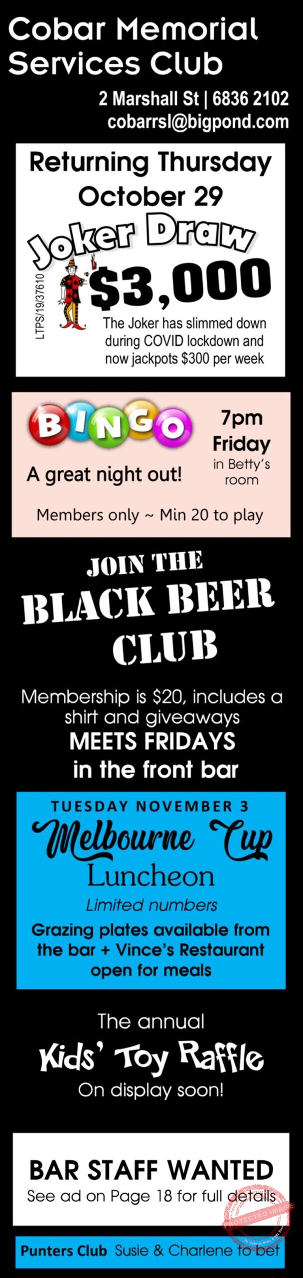 Cobar RSL Club – The Cobar Weekly